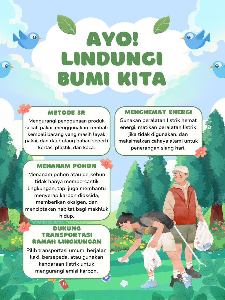 POSTER LINDUNGI BUMI | PDF