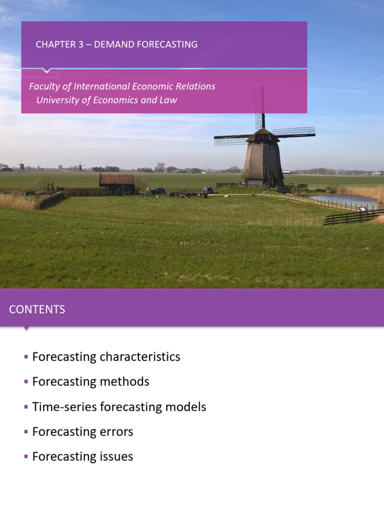 Chapter 3 - SCM | PDF | Forecasting | Time Series