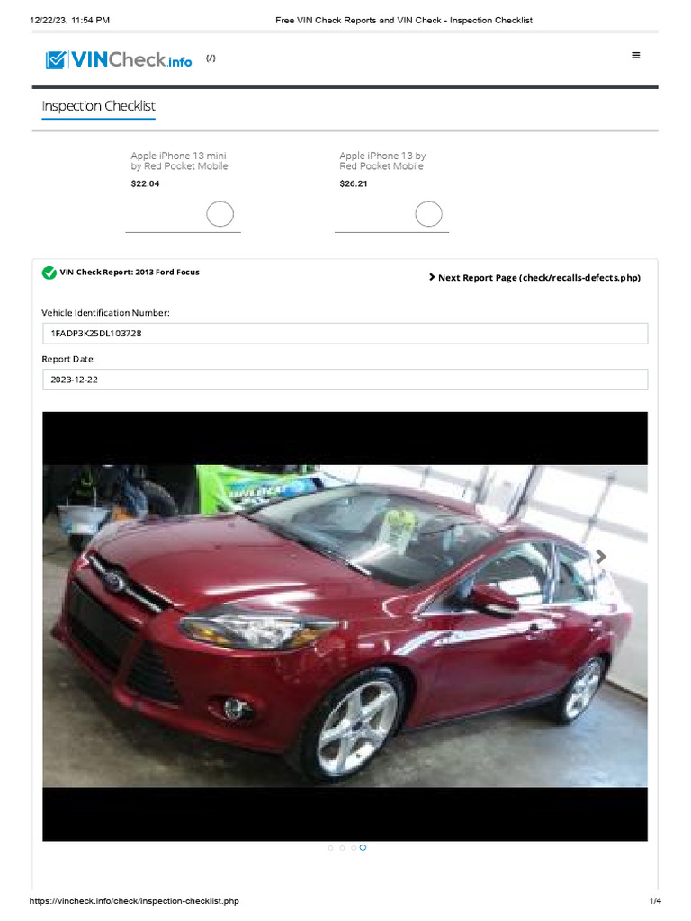 Inspection Checklist | PDF | Manual Transmission | Tire