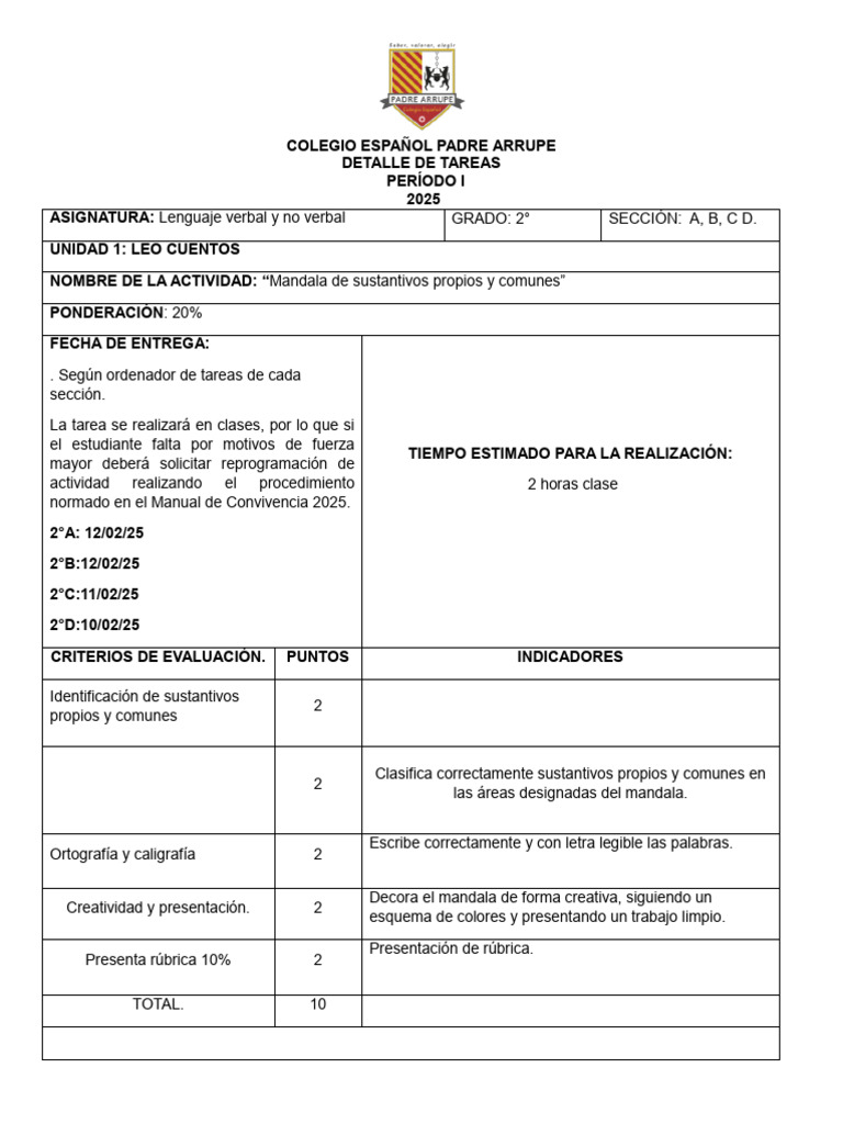 DT LVNV20PI | PDF | Comprensión lectora | Sustantivo