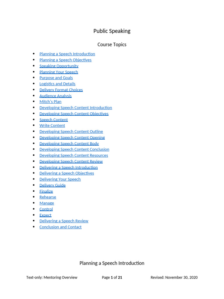 PublicSpeaking Fullcourse 08062022 EN | PDF | Microsoft Power Point ...