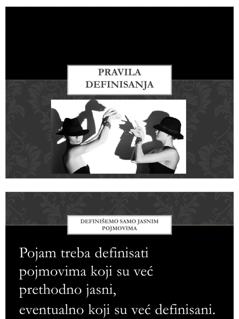 Pravila Definisanja | PDF