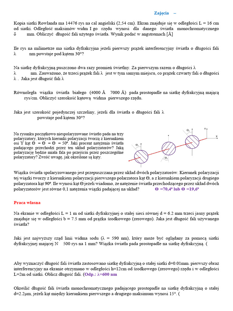 2 Optyka Falowa | PDF
