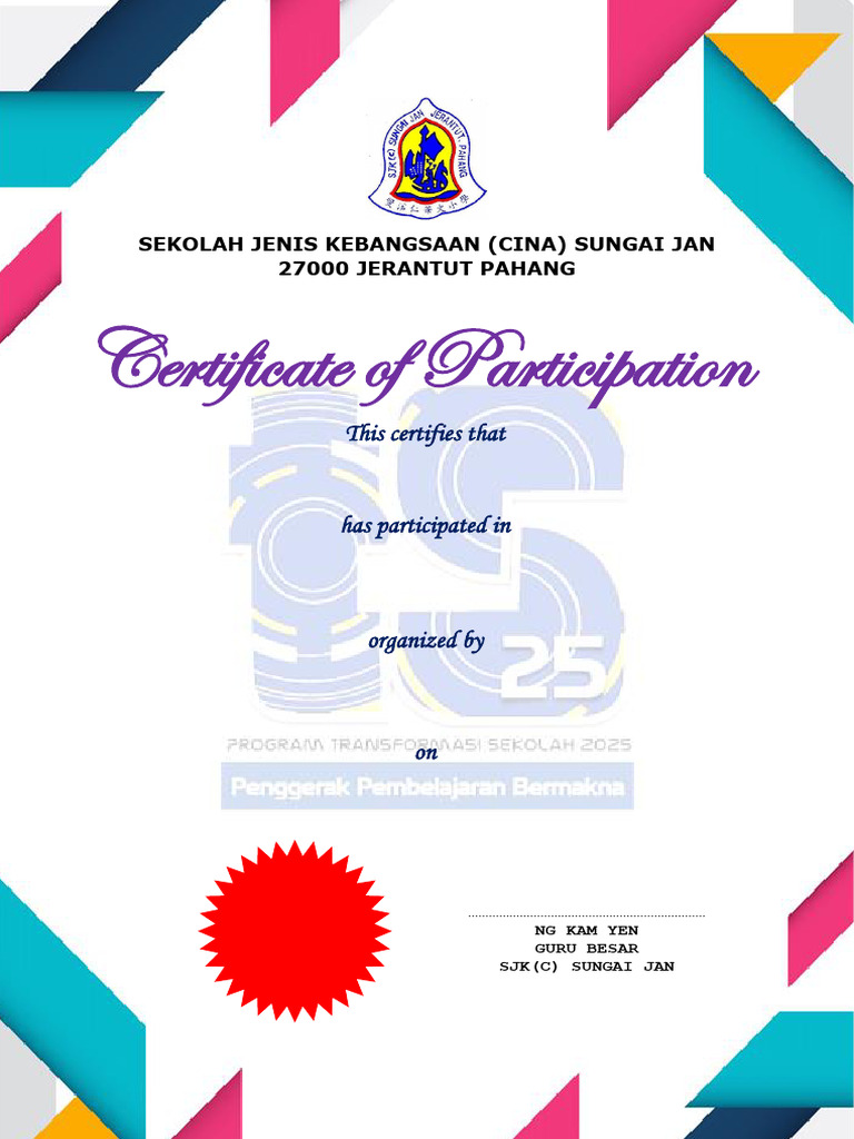 Certificate of Participation | PDF