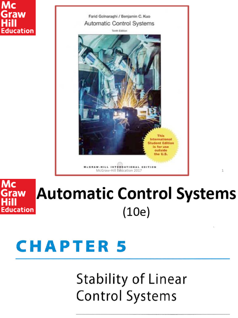 Control Systems Stability Guide | PDF | Stability Theory | Applied Mathematics