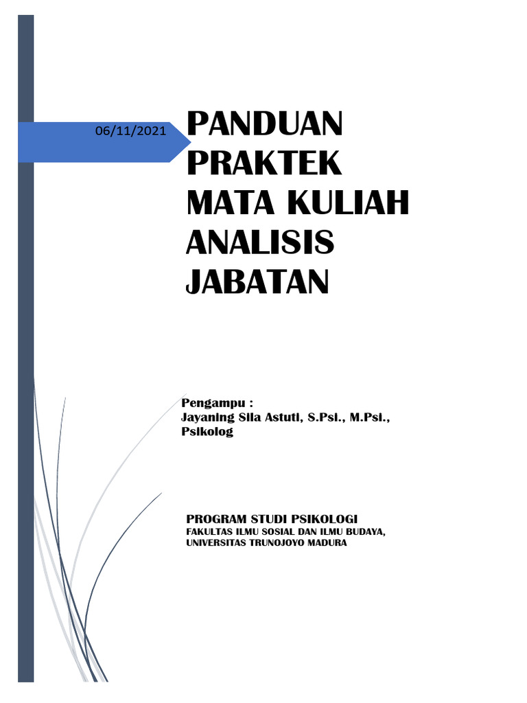 4a. Panduan Praktek Edisi Revisi 2021 | PDF