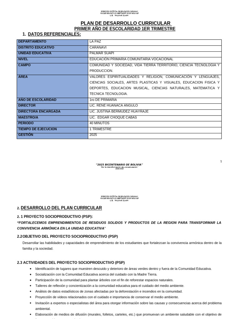 PDC. 2025 EDGAR _085123 | PDF | Comunidad | Higiene