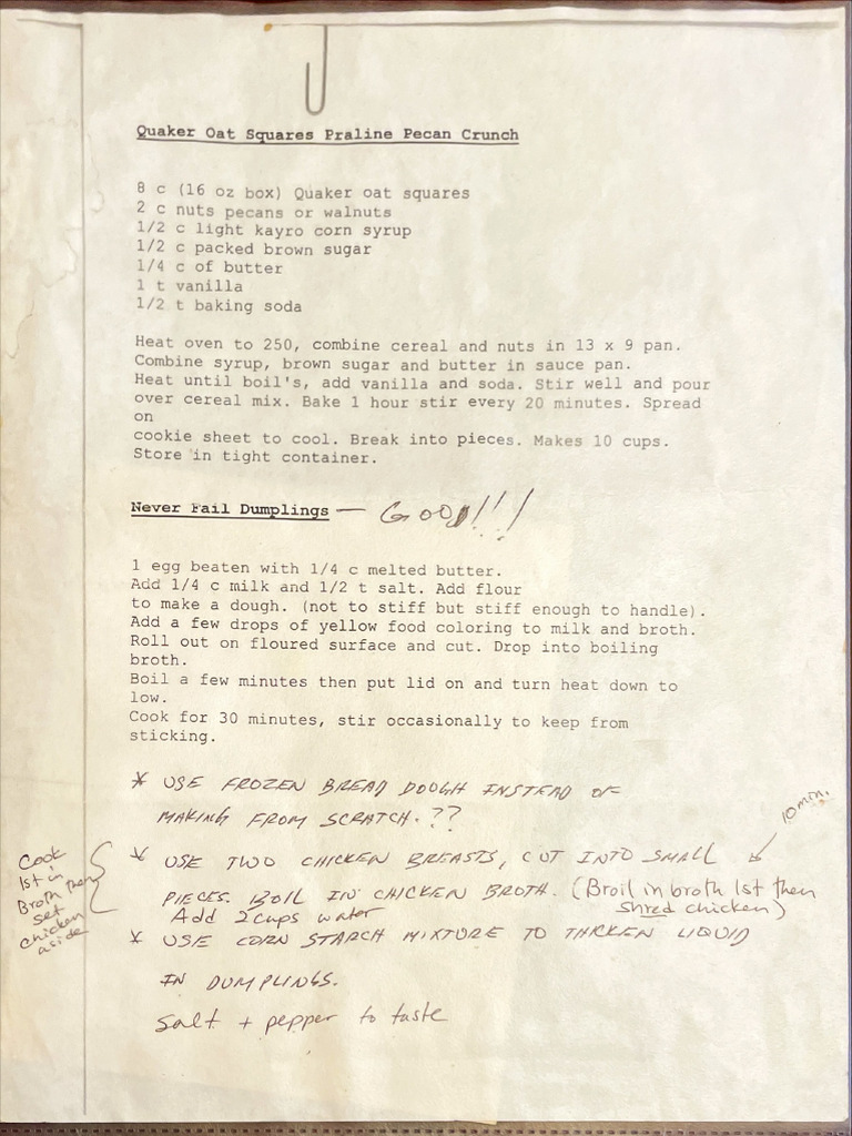 Never Fail Dumplings Recipe | PDF