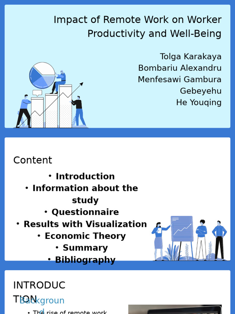 Impact of Remote Work On Worker Productivity and Well-Being | PDF ...