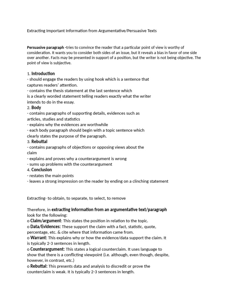 Analyzing Persuasive Texts Effectively | PDF | Homework | Cognition