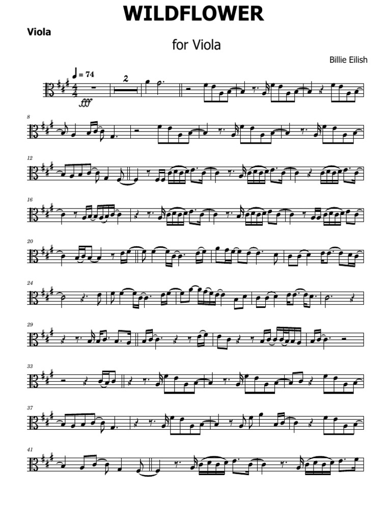 Main Theme-Viola | PDF