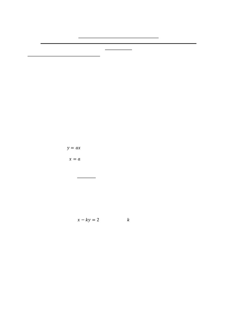 Coor Geo & Linear Eqns Chapter End Questions 2024-25 Class 9 | PDF ...