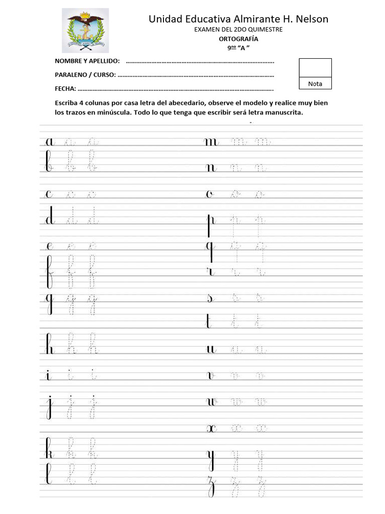 Ortogafía 9no A | PDF