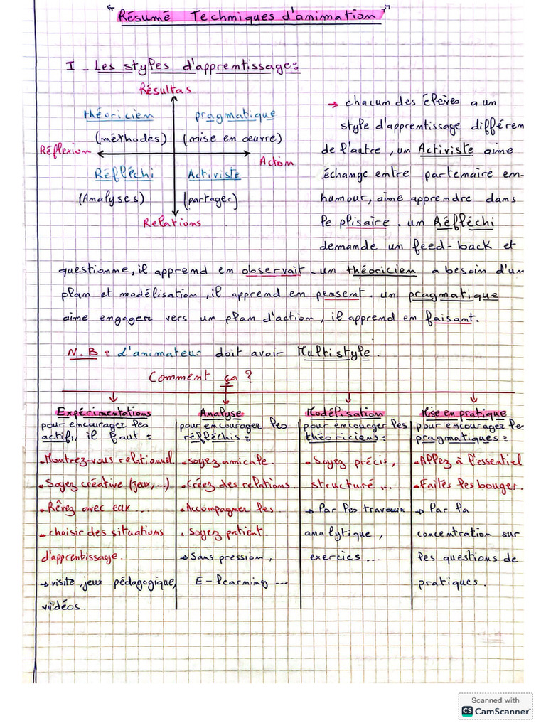 Techniques D'animation - OAJ | PDF