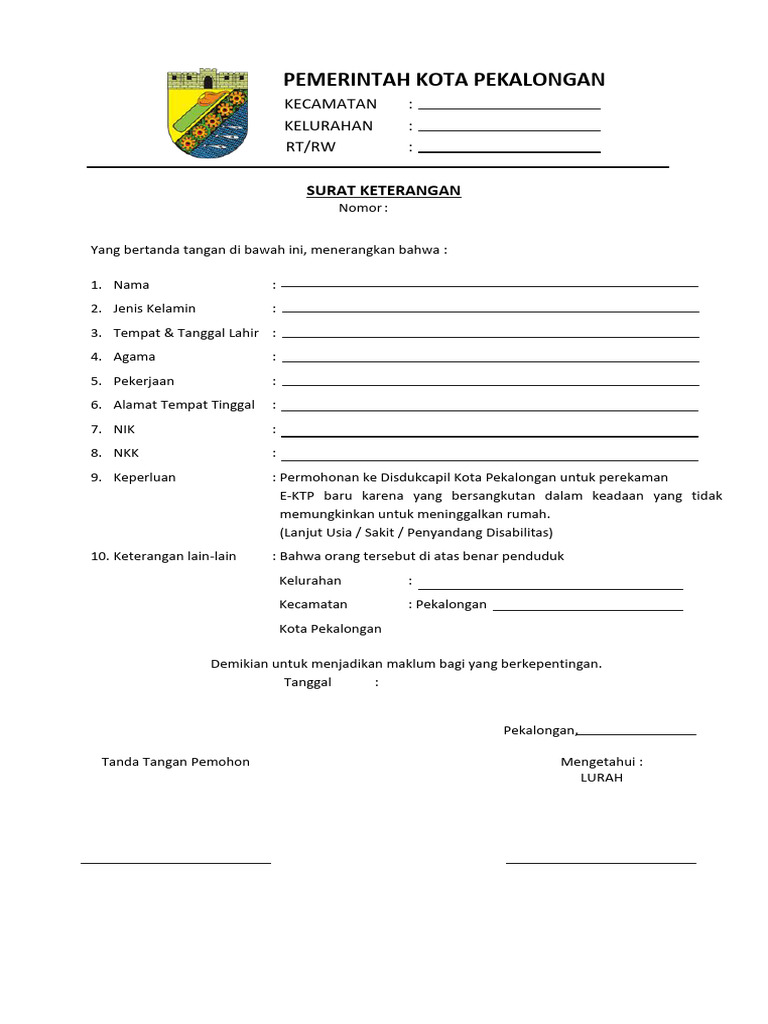 Permohonan Capil | PDF