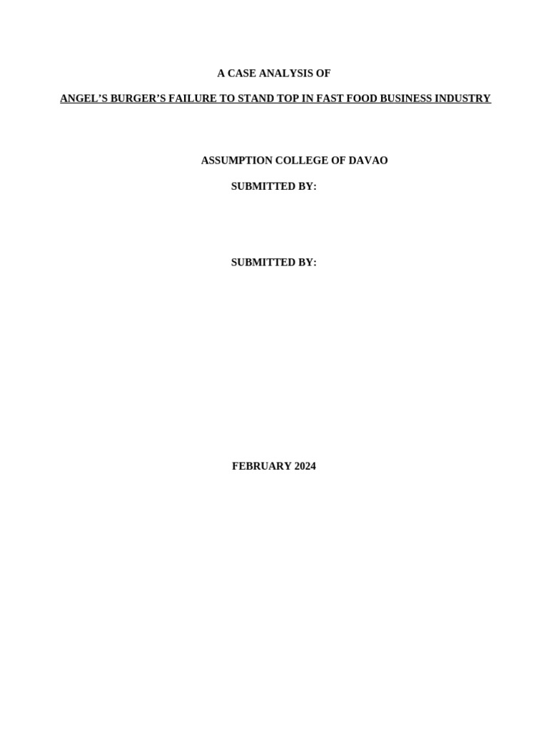 Case Study Analysis Sample (1) | PDF | Performance Indicator | Business