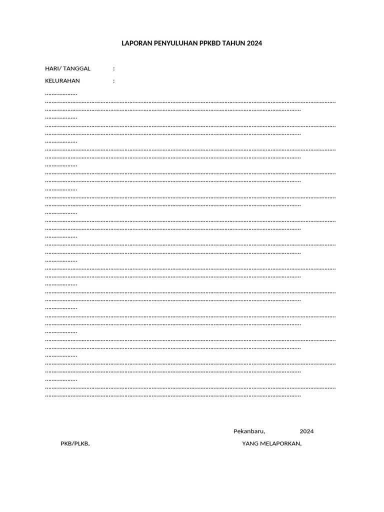NOTULEN PENYULUHAN PPKBD (1) | PDF