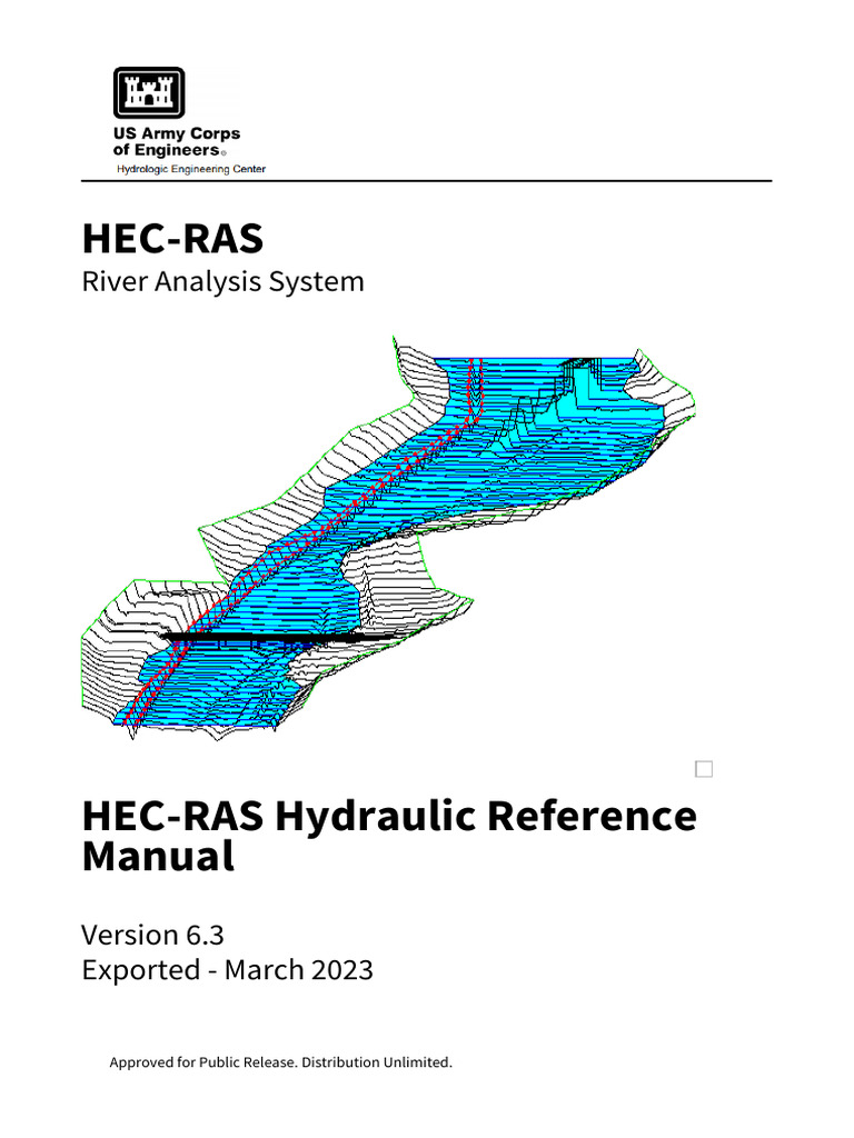 HEC-RAS Hydraulic Reference Manual-20230323 - 205809 | PDF | Fluid Dynamics | Civil Engineering