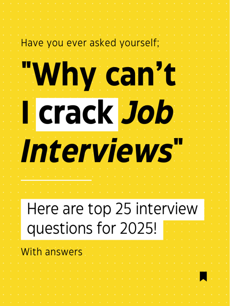 Top 25 Interview Questions and Answers 1739852518 | PDF | Leadership | Goal