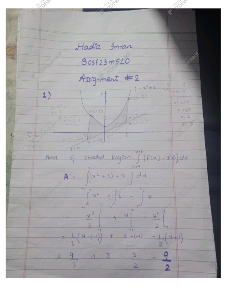 Calculus Assignment | PDF