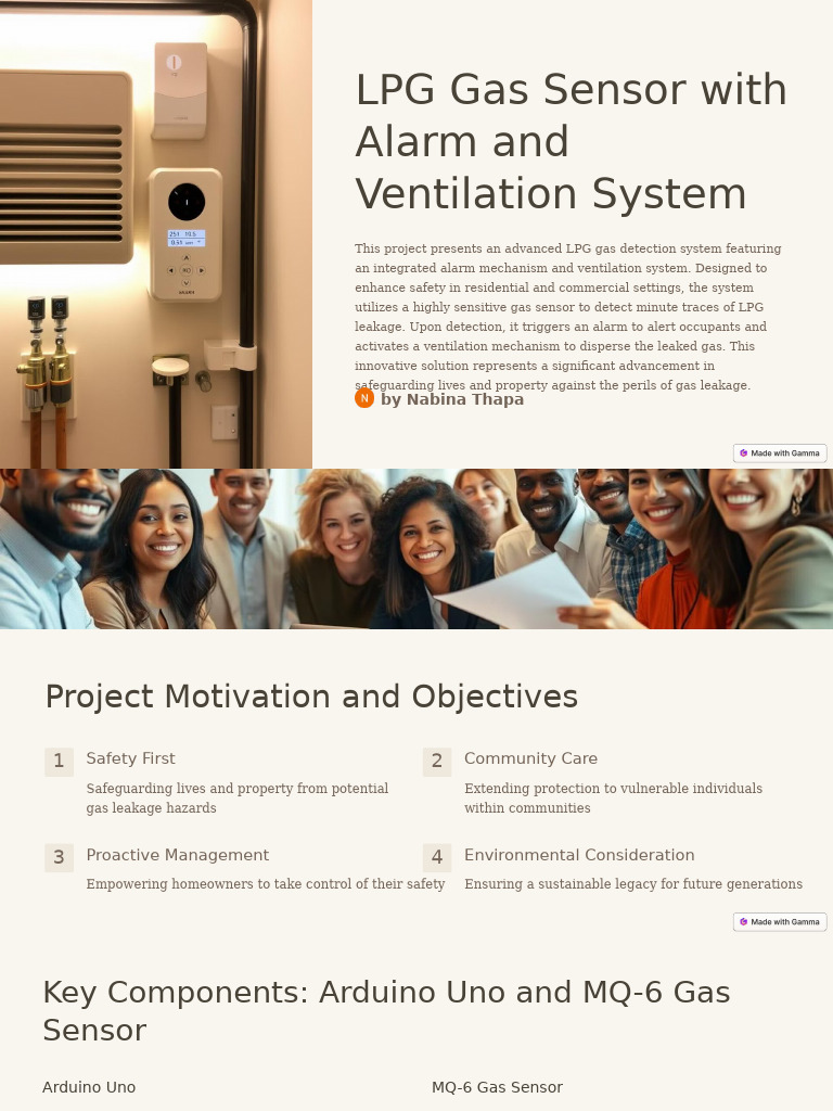 LPG-Gas-Sensor-with-Alarm-and-Ventilation-System | PDF | Liquefied ...