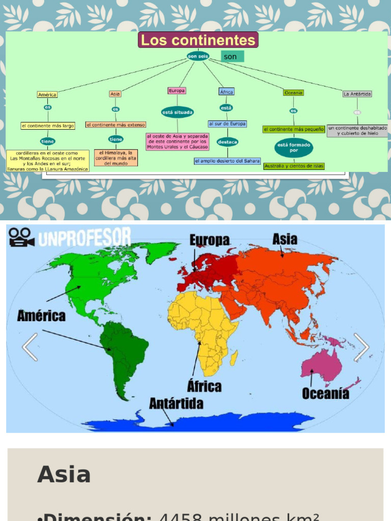Datos sobre continentes y océanos | PDF | Océanos | Biodiversidad