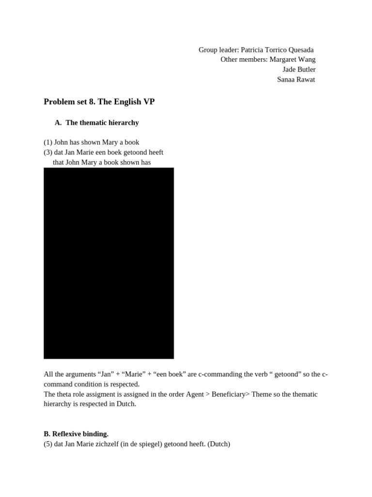 Problem Set 8 Pdf Interpretation Philosophy Syntactic Relationships 8881
