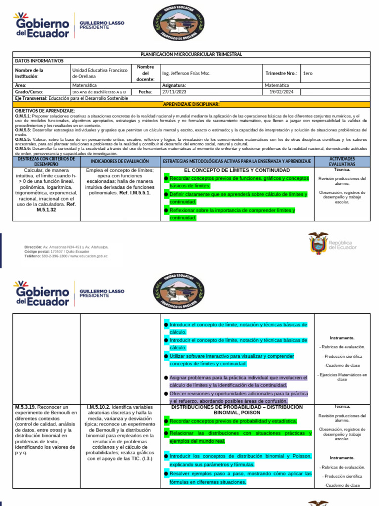 3bgu Mate - 2t | PDF | Ecuaciones | Funcion exponencial