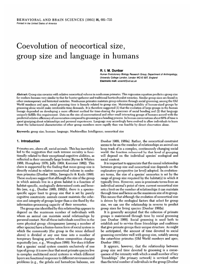 Cortical Size | PDF