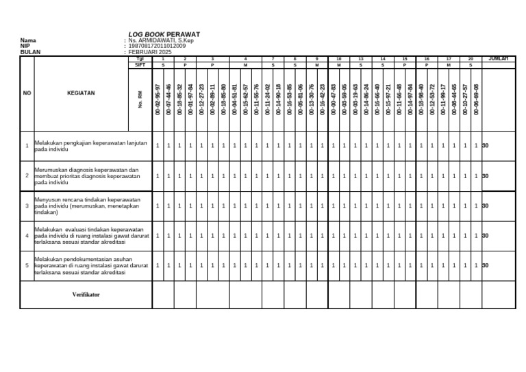 Logbook 2025 (1) - 1 | PDF