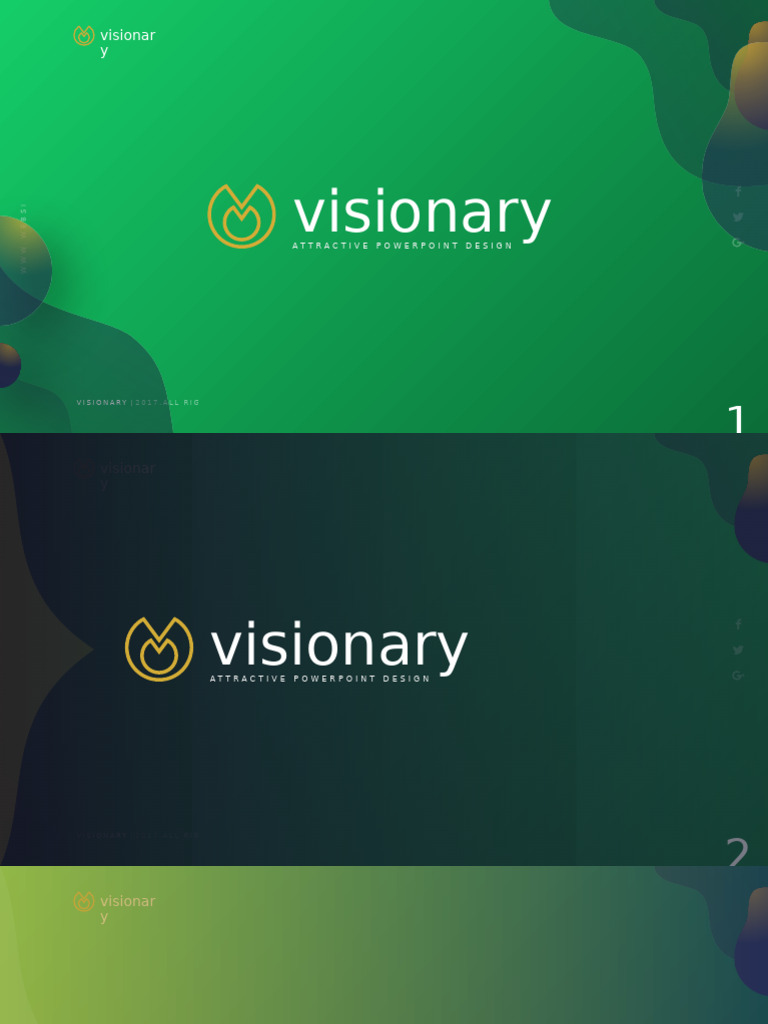 Mẫu pp hiệu ứng sinh động xanh lá Visionary Morph Wide | PDF | Vitalism | Metaphysics