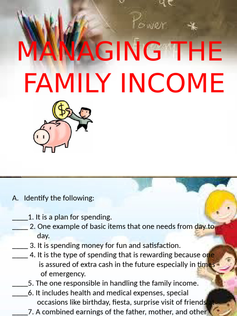 Family Income Management Guide | PDF | Expense | Budget