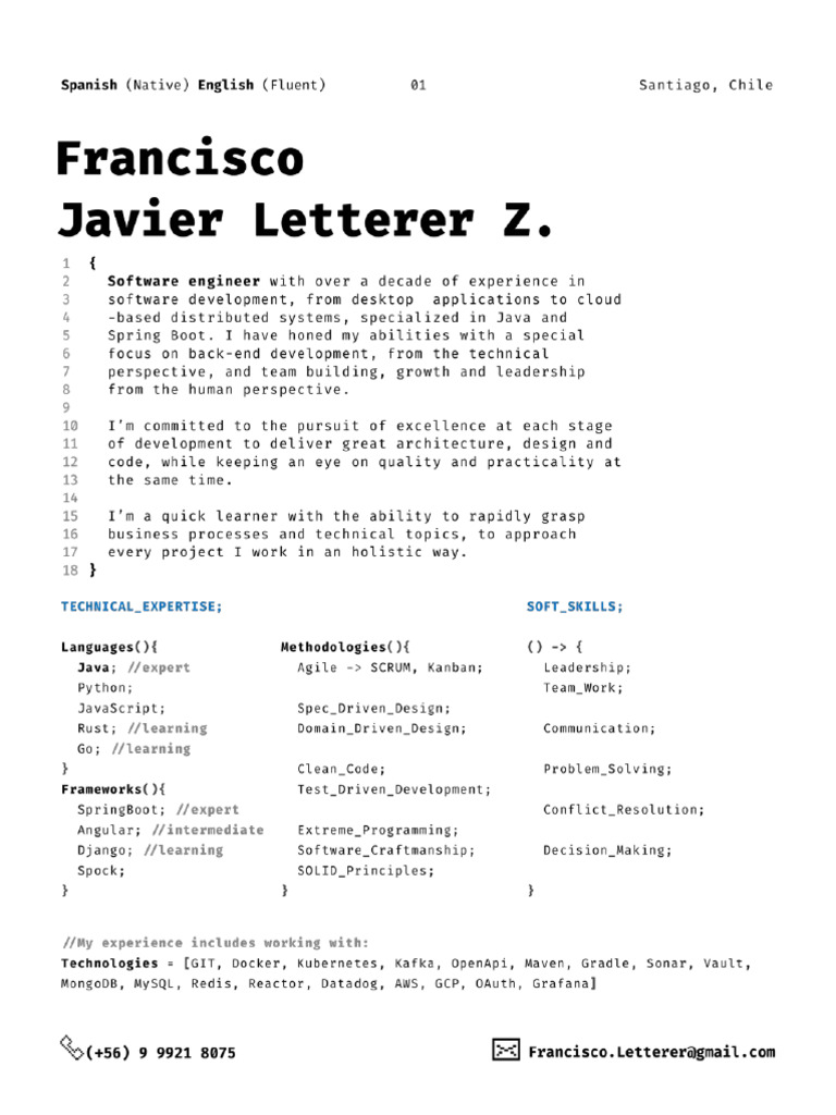 Senior Software Engineer Profile | PDF | Computing | Software Engineering