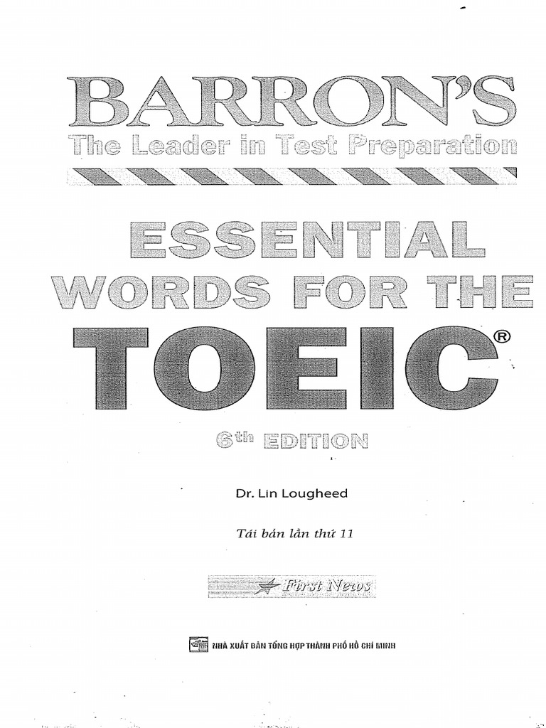 Essential Words For The Toeic 6th Edition | PDF
