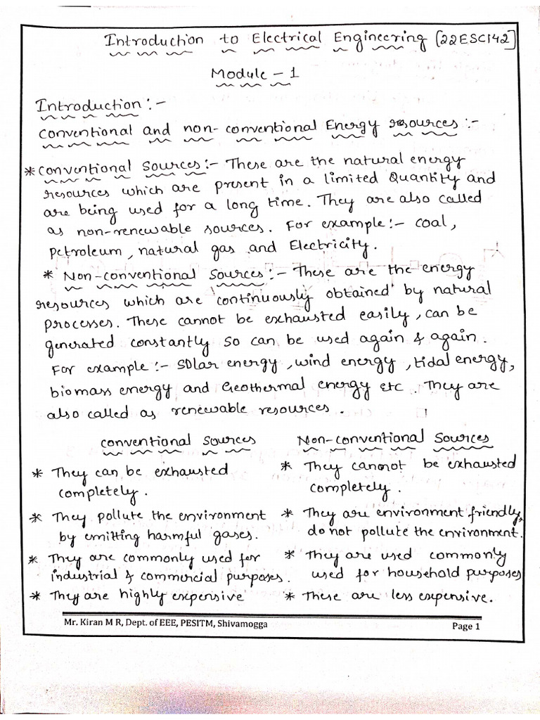MOD 1, Introduction IEE. | PDF