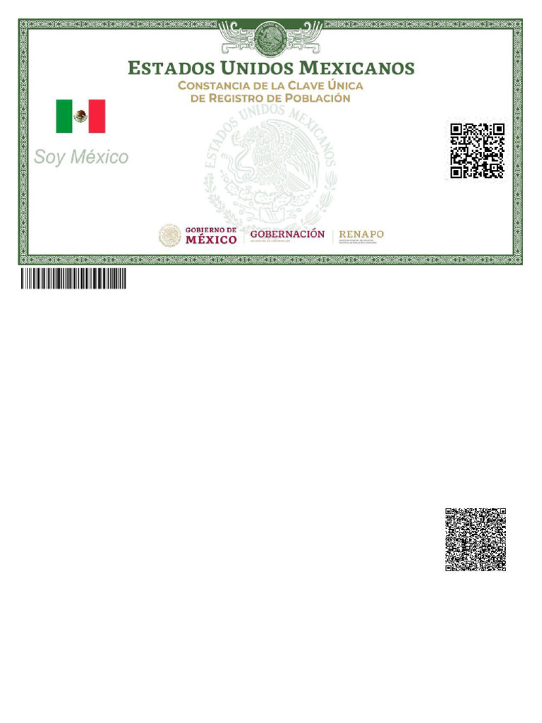 curp (42)hre jgf | PDF