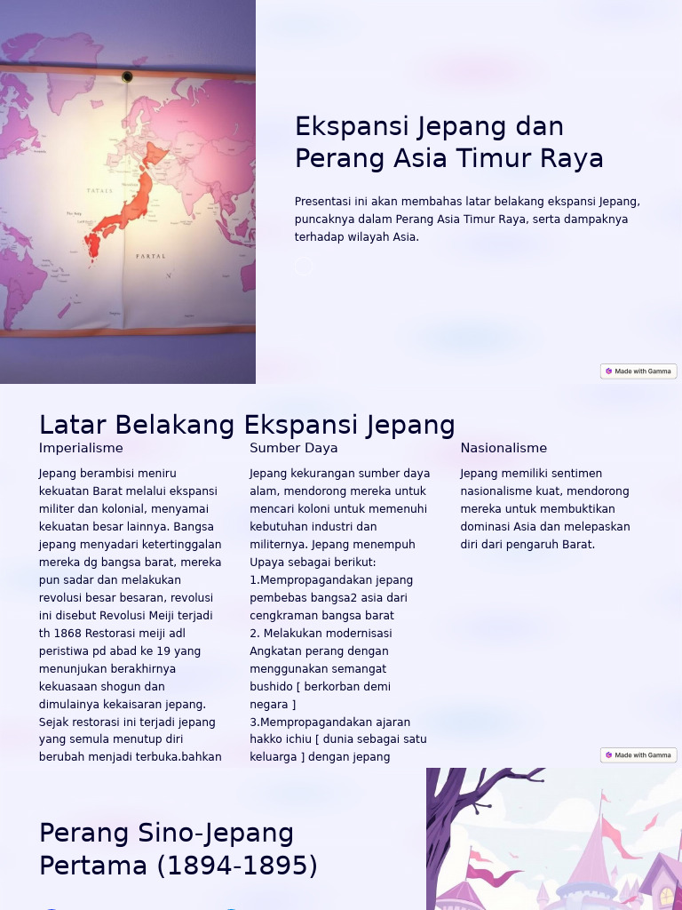 Ekspansi Jepang dan Perang Asia Timur | PDF