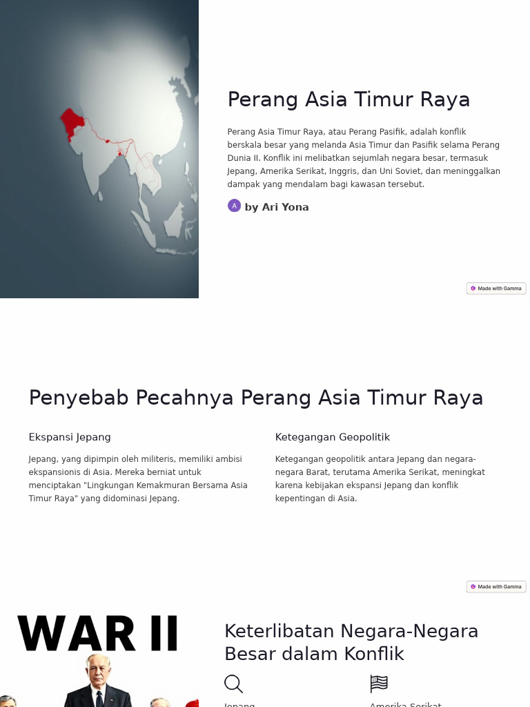 Perang Asia Timur Raya | PDF