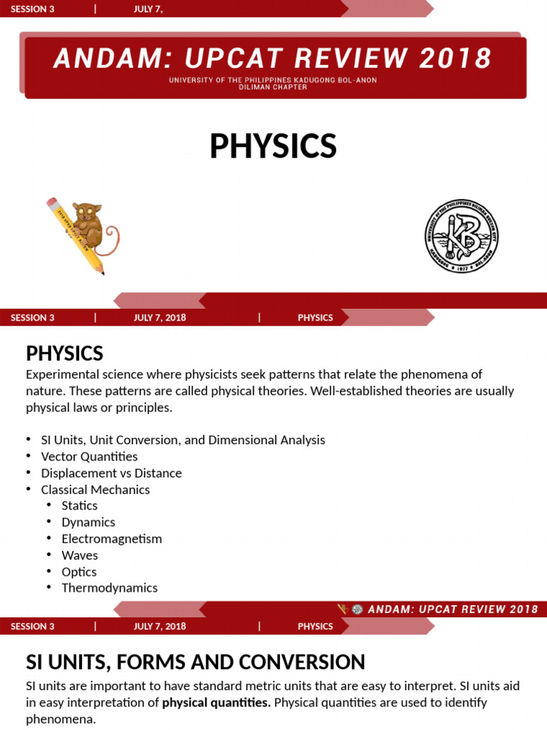 Physics Fundamentals: SI Units & Vectors | PDF | Acceleration ...