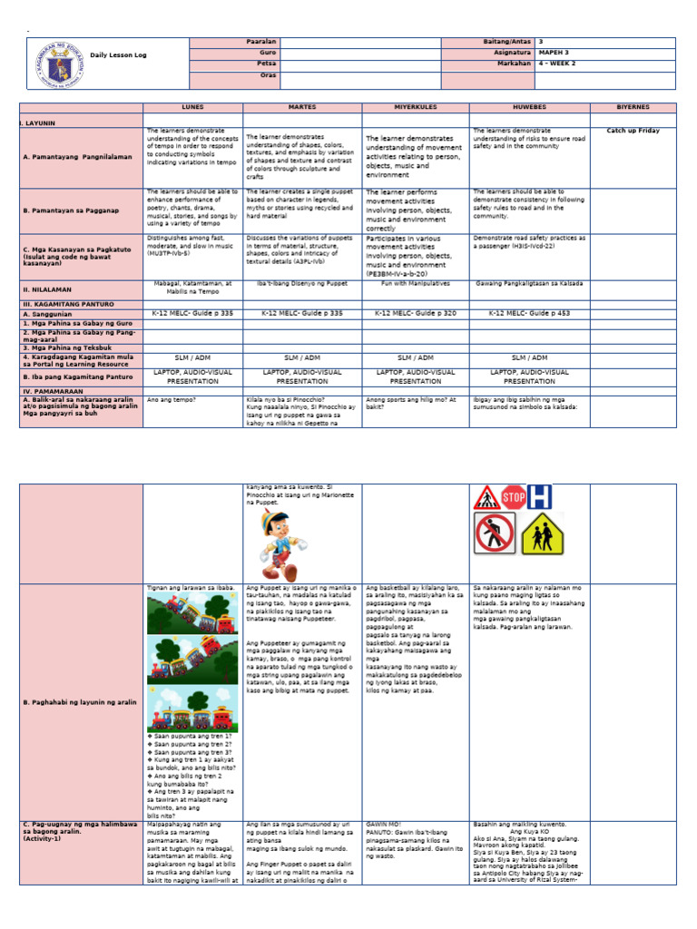 Mapeh Week 2 | PDF