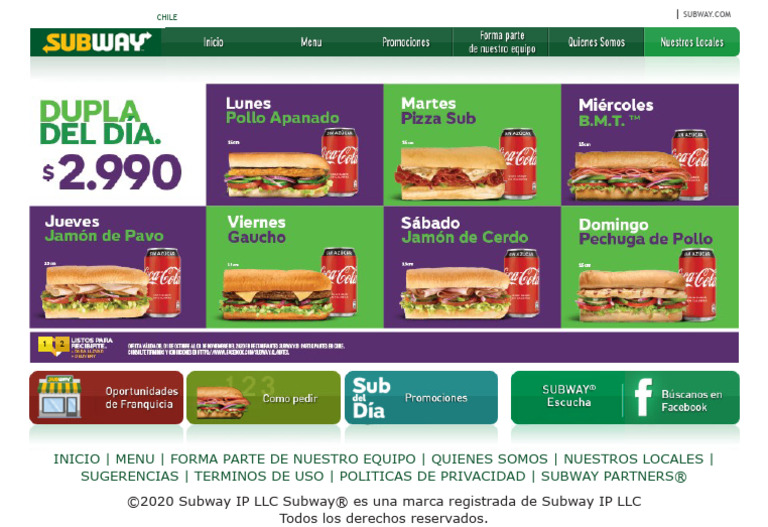 Subway Chile | PDF
