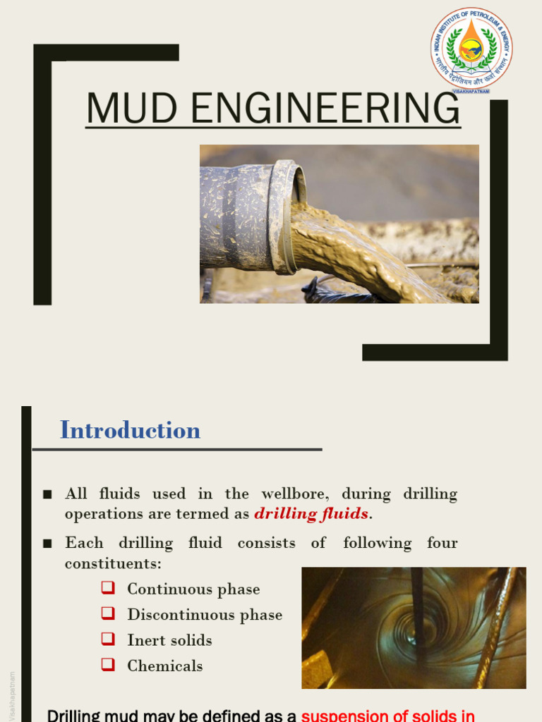 Mud Engineering - Dr. Shailesh Kumar | PDF | Shear Stress | Viscosity