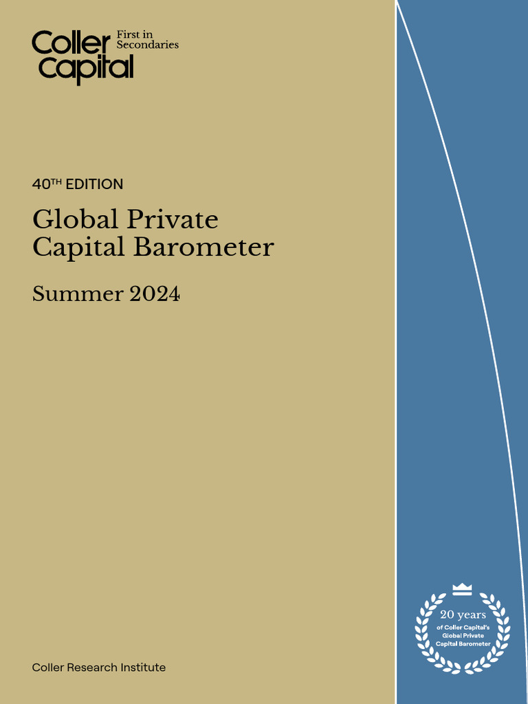 Coller Capital Global Private Equity Barometer Summer 2024 - Digital ...