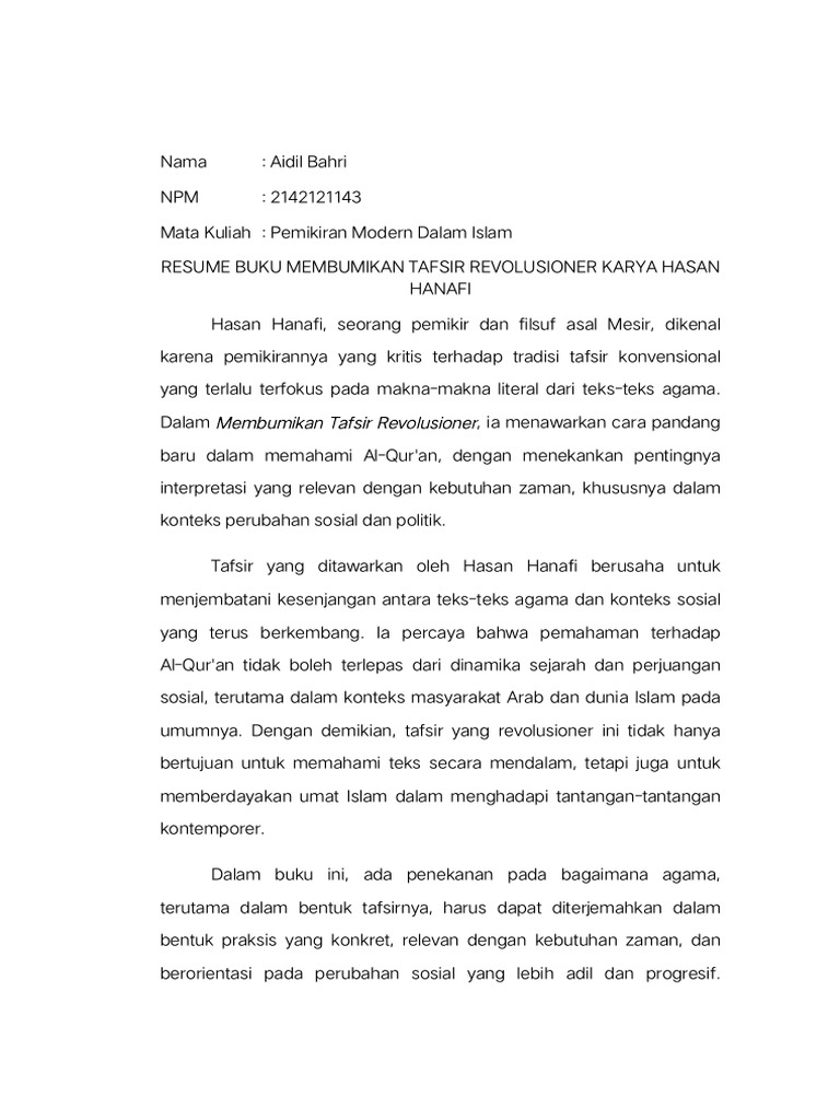 Resume PMDI Aidil Bahri | PDF