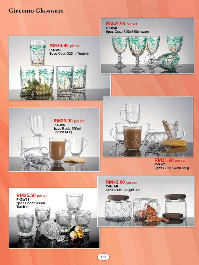 Giacomo 2025 Glassware | PDF
