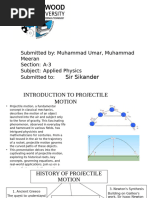 Physics Lab Report 4 Projectile Motion | PDF | Projectiles | Metrology