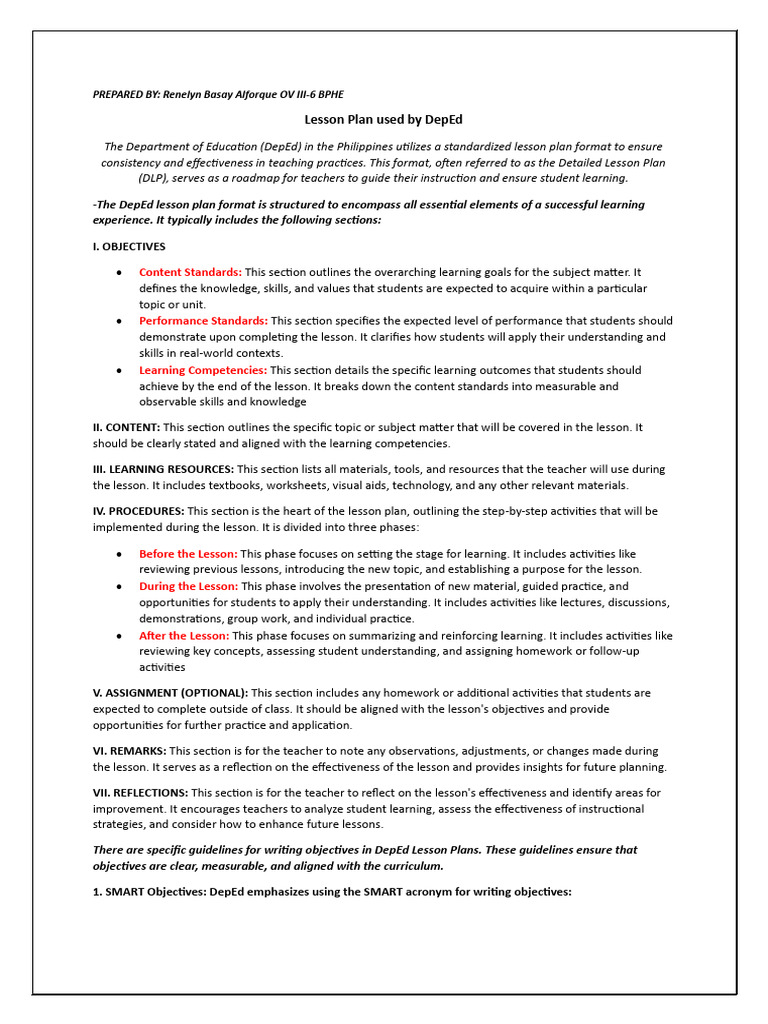 DepEd and Private School Lesson Plans | PDF | Lesson Plan | Learning