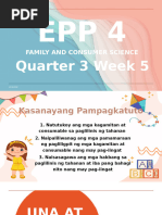 Detailed Epp 4 QUARTER 3 WEEK 5 1 | PDF