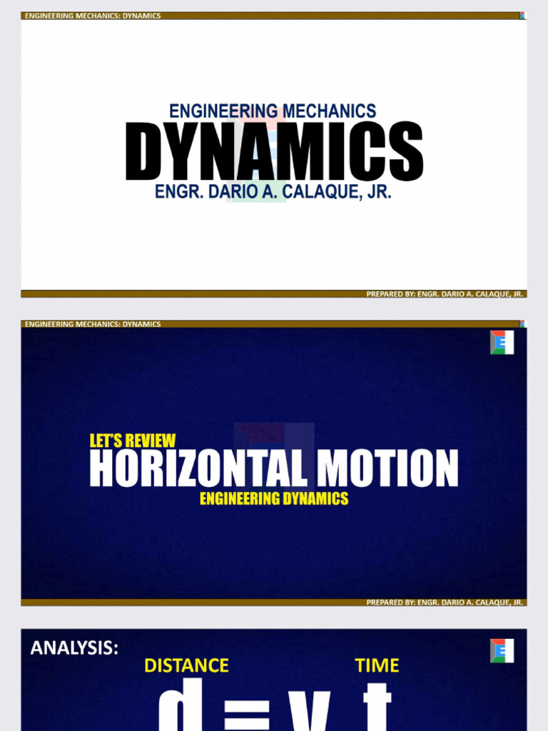 Horizontal, Vertical, Projectile, 2 Motion | PDF