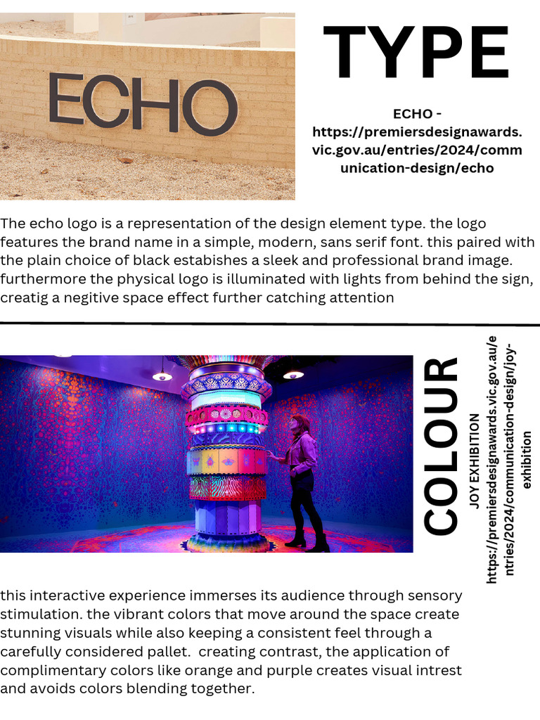 Echo Logo & Joy Exhibition Design | PDF | Color | Logos